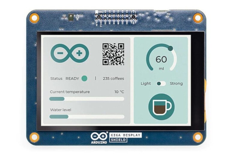Arduino GIGA Display Shield | Tech Maker